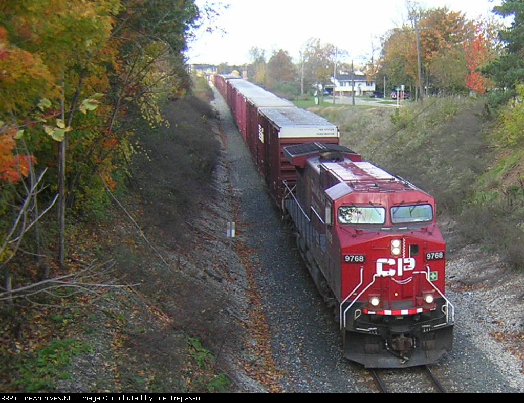 CP 9768, brings a one unit wonder threw downtown Howell